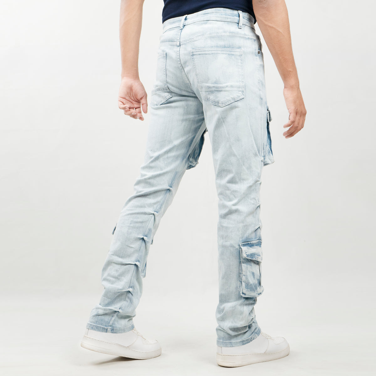 MENS PINCHED SEAM MULTI CARGO JEANS OT24150 – Octagon-Denim